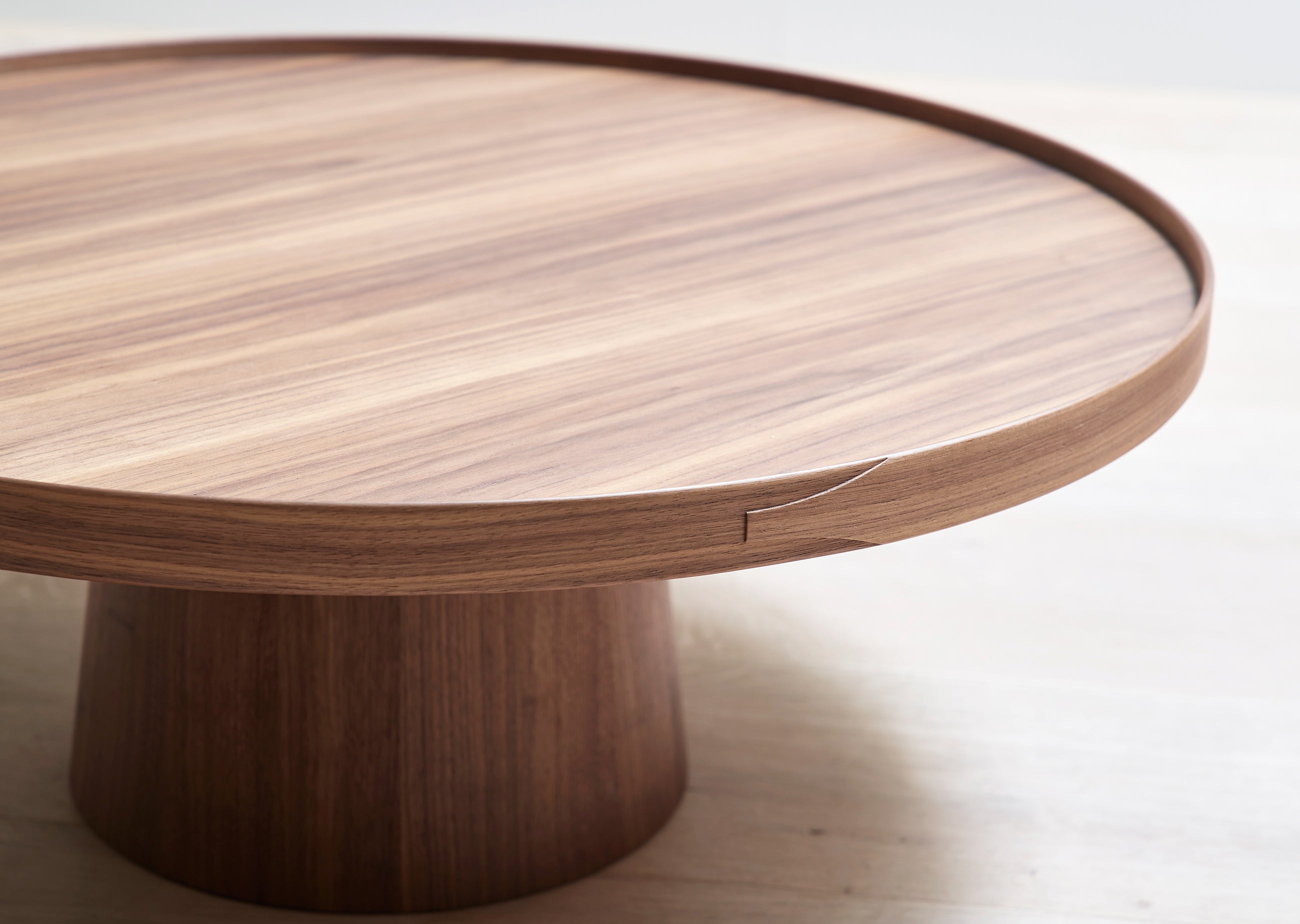 Large walnut coffee table store